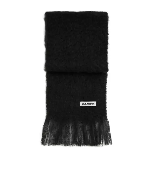 JIL SANDER Slim Wool Blend Scarf