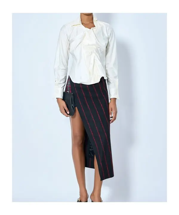 VIVIENNE WESTWOOD Drunken Draped Long Sleeved Shirt