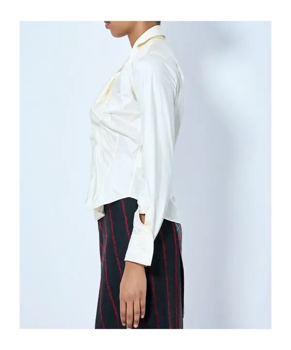 VIVIENNE WESTWOOD Drunken Draped Long Sleeved Shirt