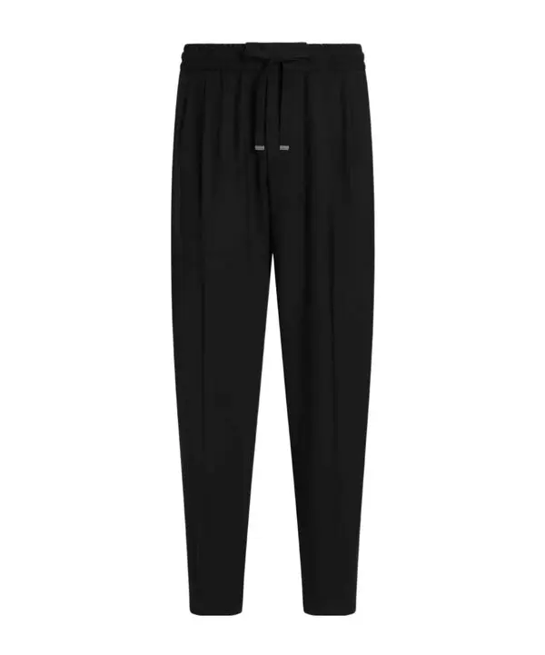 Dolce & Gabbana Wool Gabardine Jogging Trousers