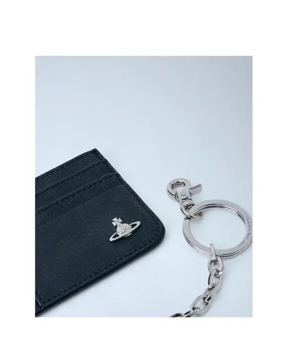 VIVIENNE WESTWOOD Chain Logo Card Holder