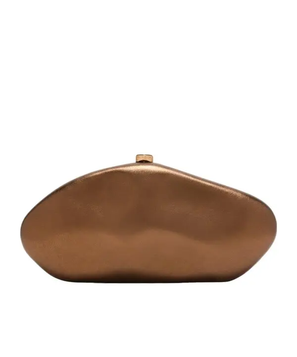 Cult Gaia Caldera Clutch - Brown