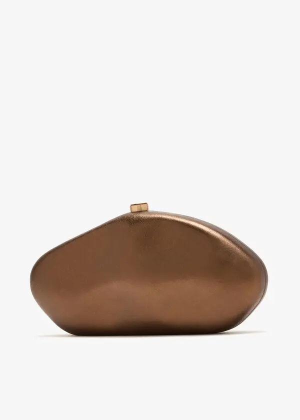 Cult Gaia Caldera Clutch - Brown