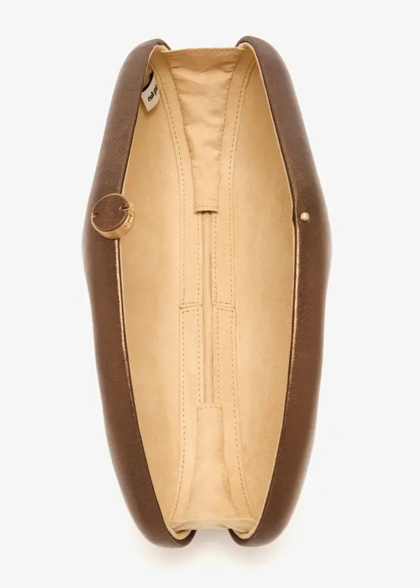Cult Gaia Caldera Clutch - Brown