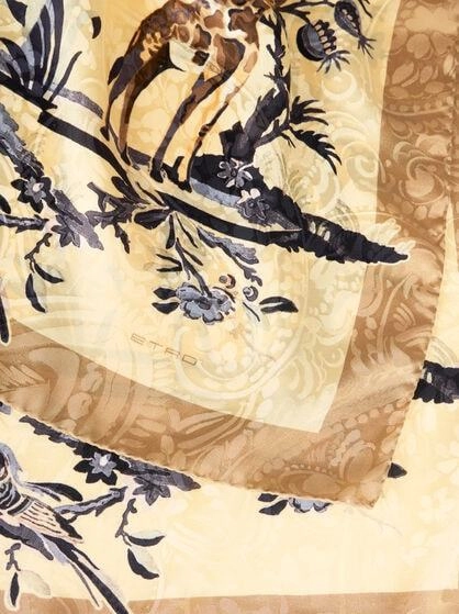 Etro Floral Jacquard Shawl