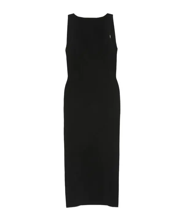Cult Gaia Ava Open-back Ribbed-knit Midi Dress