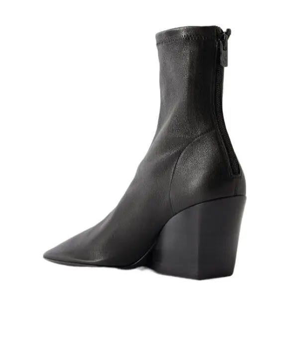 Proenza Schouler Slant Leather Ankle Boots
