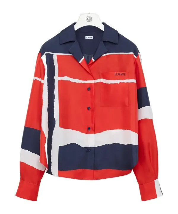Loewe Pyjama Blouse In Silk