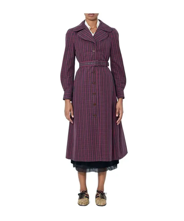 VIVIENNE WESTWOOD Belted Button-down Trench Coat