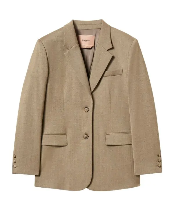 TWINSET Matte-satin Blazer