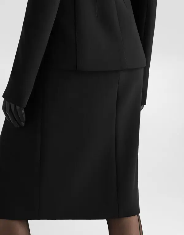 Dolce & Gabbana Double Wool Skirt