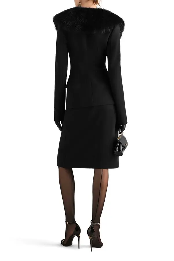 Dolce & Gabbana Double Wool Skirt