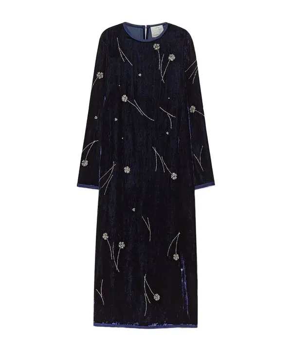 FORTE_FORTE Velvet Midi Dress