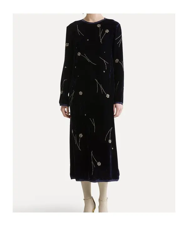 FORTE_FORTE Velvet Midi Dress