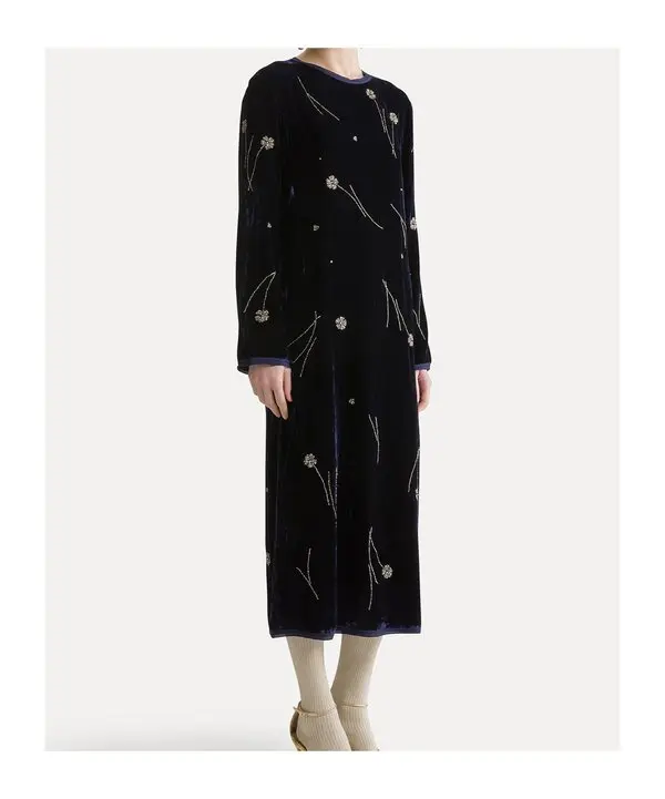 FORTE_FORTE Velvet Midi Dress