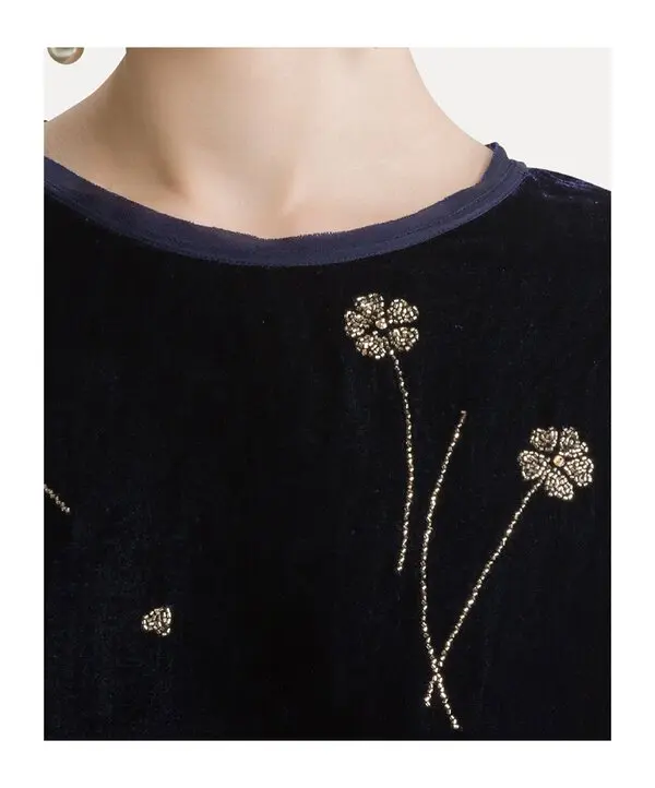 FORTE_FORTE Velvet Midi Dress