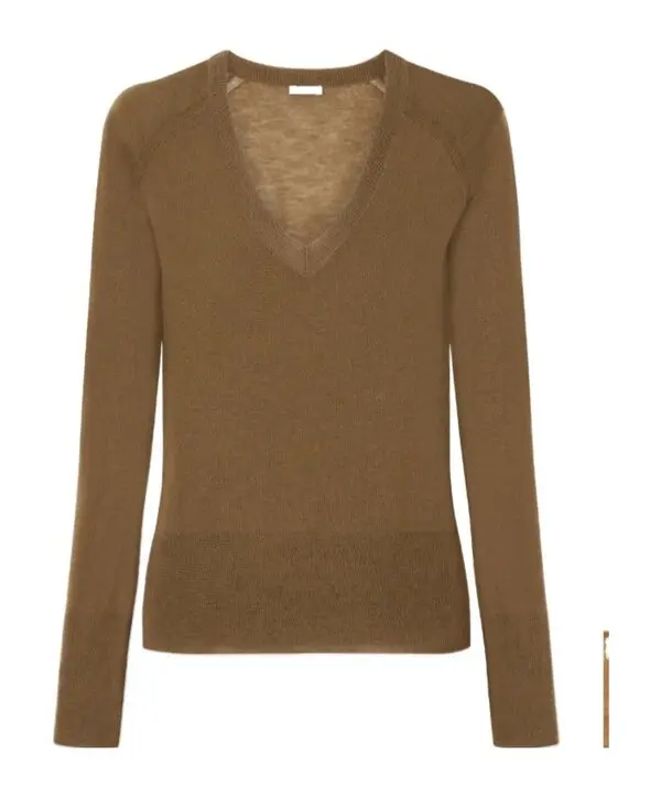 JOSEPH Lightweight Cashmere Sweater - Green
