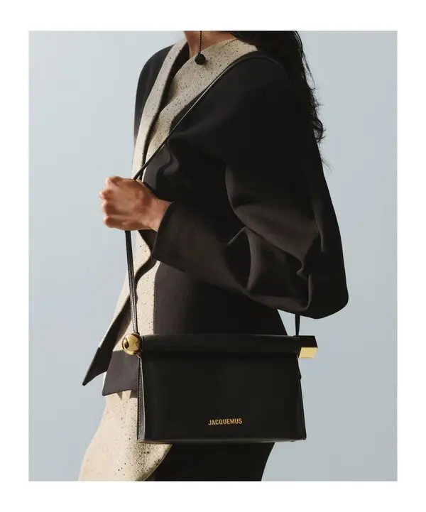 Jacquemus The Rond Carré Bag - Black