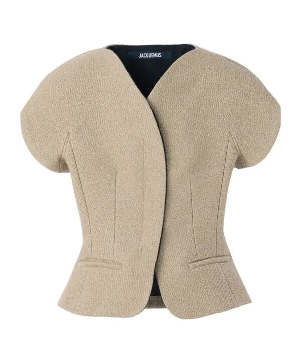 Jacquemus The Ovalo Short-sleeve Jacket