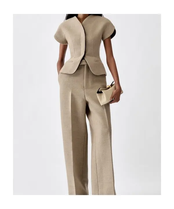 Jacquemus The Ovalo Short-sleeve Jacket