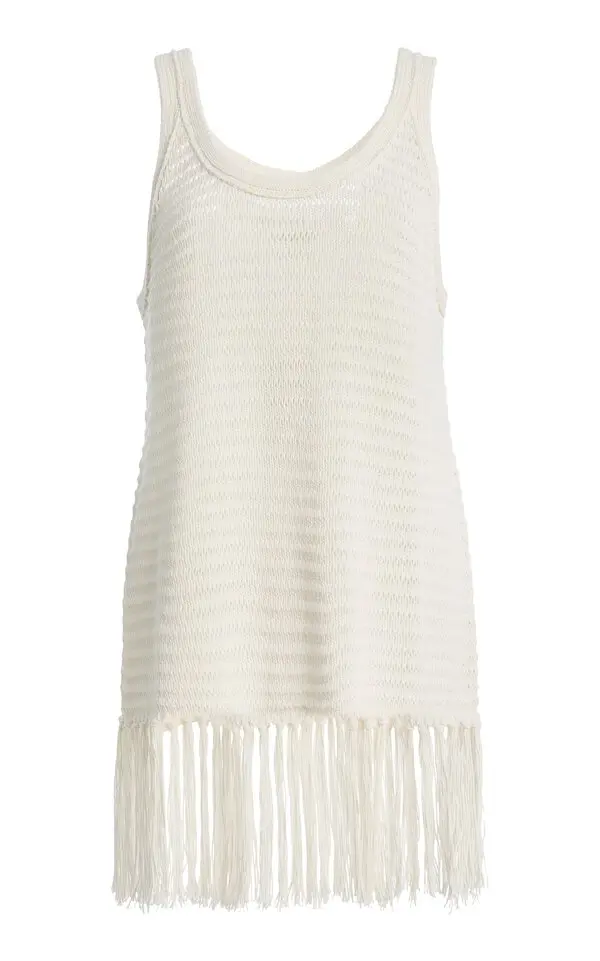 ZULU & ZEPHYR Exclusive Crochet Knit Tank Top