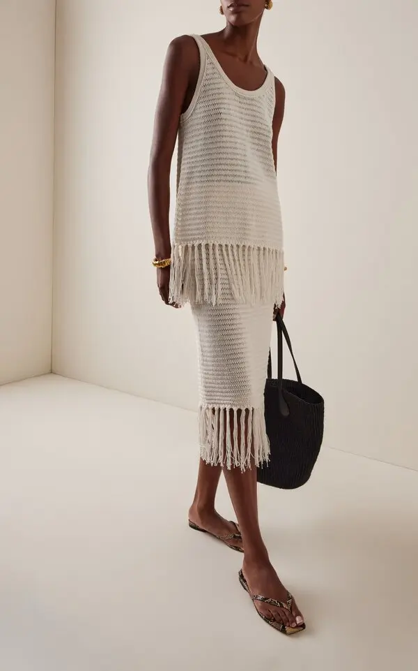 ZULU & ZEPHYR Exclusive Crochet Knit Tank Top