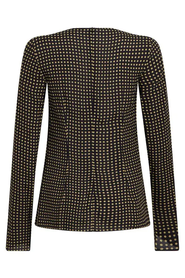 Philosophy Di Lorenzo Serafini Gathered Polka-dot Top