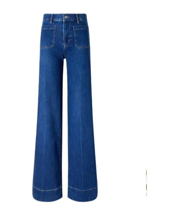FRAME High-waisted Straight-leg Jeans