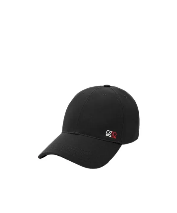 Loewe Embroidered Baseball Cap - Black