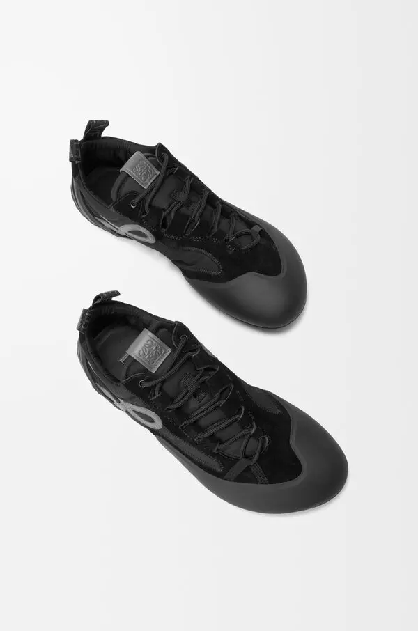 Loewe Grip Sneakers In Nylon, Suede, And Tpu