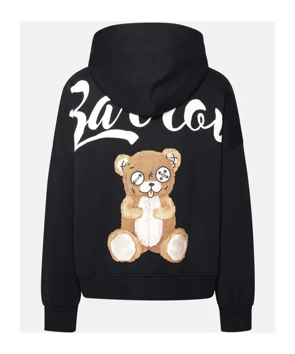 BARROW Logo-print Drop Shoulder Hoodie