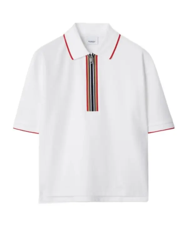 Burberry Polo Shirt With Lapel Short Sleeve