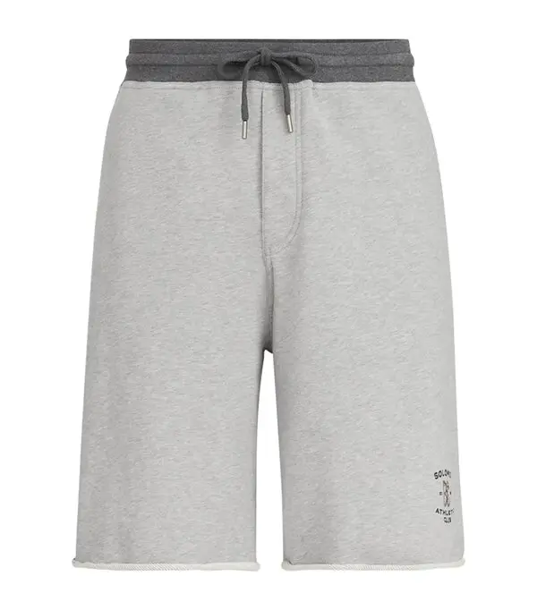 Brunello Cucinelli Cotton Track Bermuda Shorts - Grey