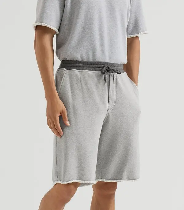 Brunello Cucinelli Cotton Track Bermuda Shorts