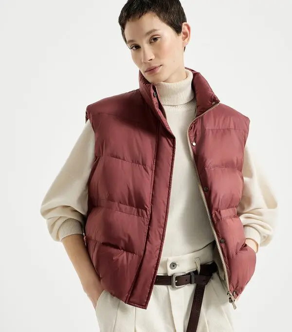 Brunello Cucinelli Water-resistant Monili-detail Gilet