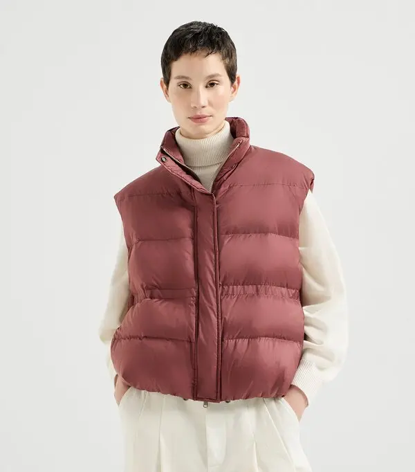 Brunello Cucinelli Water-resistant Monili-detail Gilet