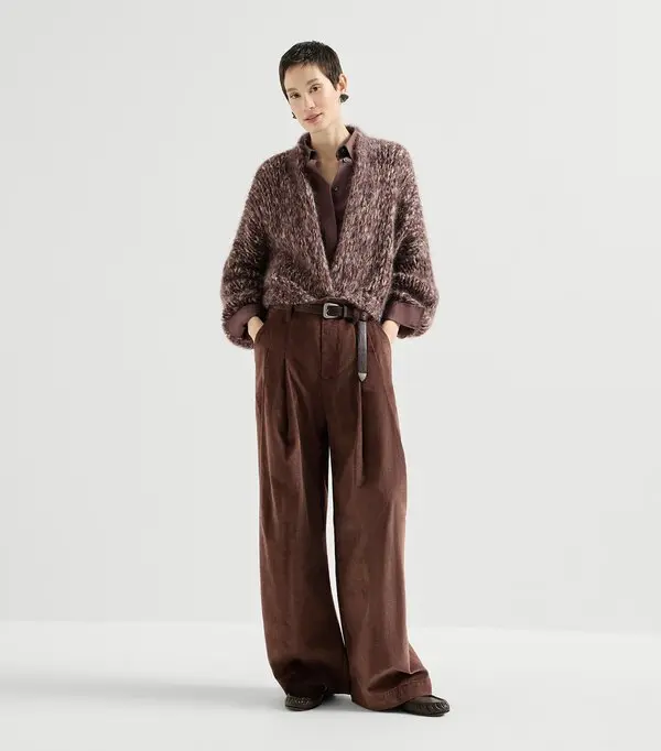 Brunello Cucinelli Mohair Malfilé Cardigan