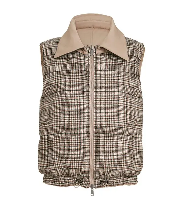 Brunello Cucinelli Cotton-linen Reversible Gilet