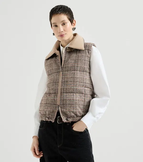 Brunello Cucinelli Cotton-linen Reversible Gilet
