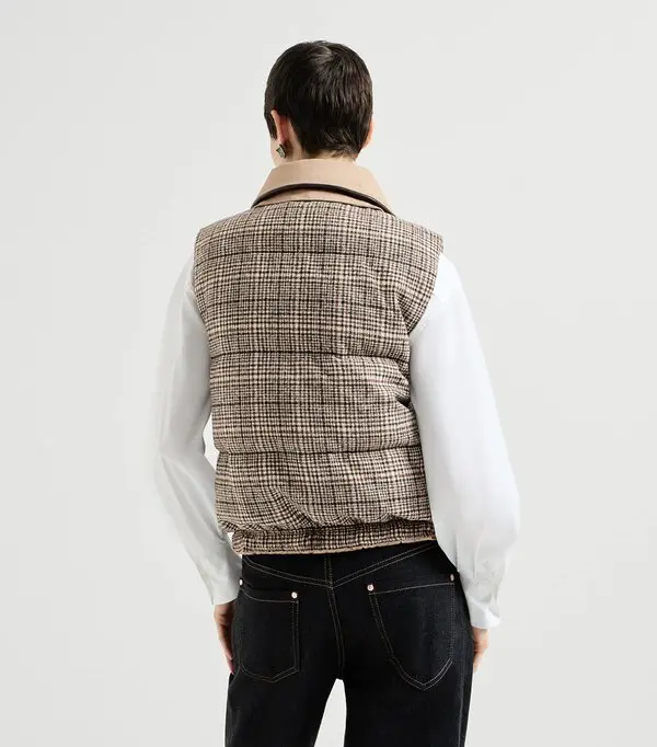 Brunello Cucinelli Cotton-linen Reversible Gilet