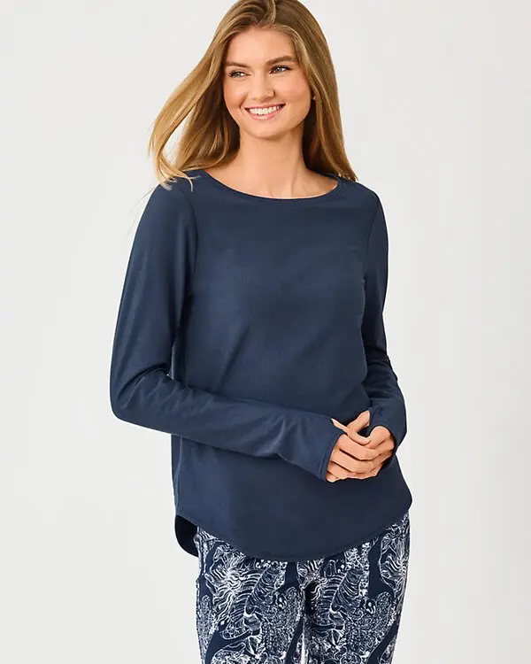Lilly Pulitzer® Luxletic Affirmation Pullover - Low Tide Navy