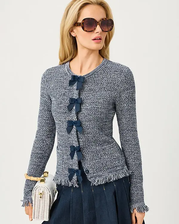 Lilly Pulitzer® Kelso Cardigan - Navy