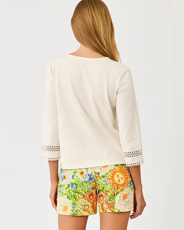 Lilly Pulitzer® Clairmont Knit Top - Coconut