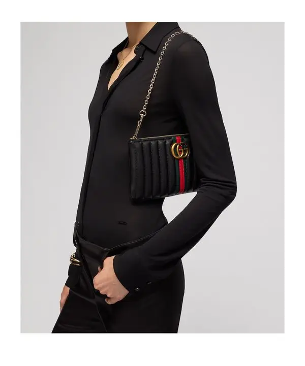 Gucci Gg Marmont Pouch With Strap