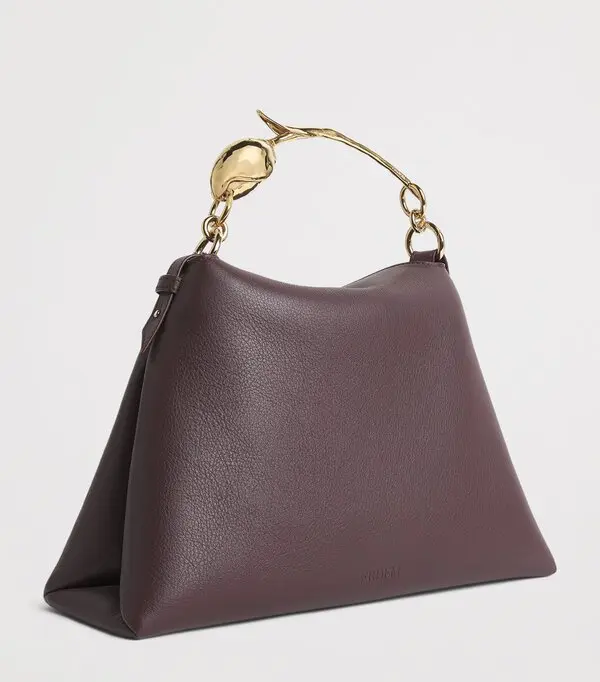 Erdem Large Leather Bloom Shoulder Bag