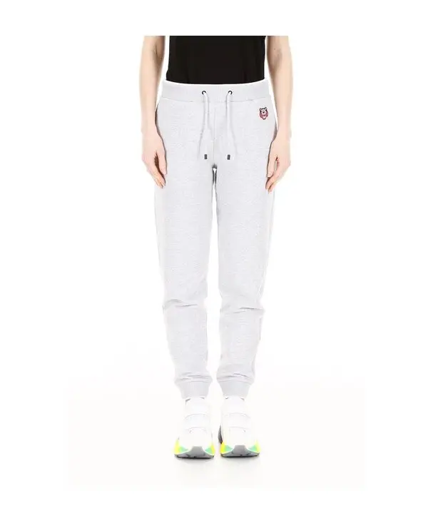 Kenzo Elastic Waist Drawstring Sweatpants With Logo Embellishment
