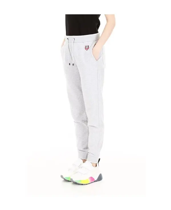Kenzo Elastic Waist Drawstring Sweatpants With Logo Embellishment