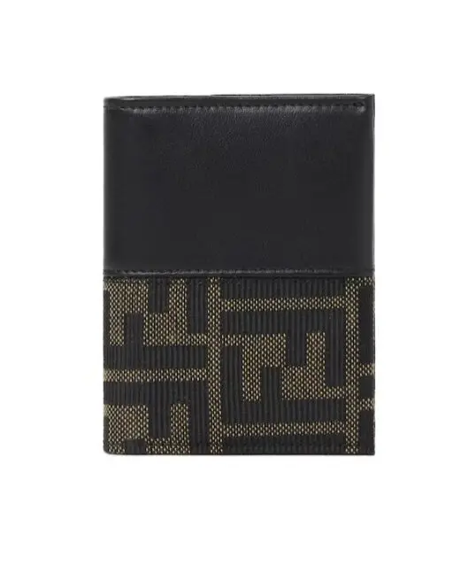 Fendi Ff Jacquard Card Holder