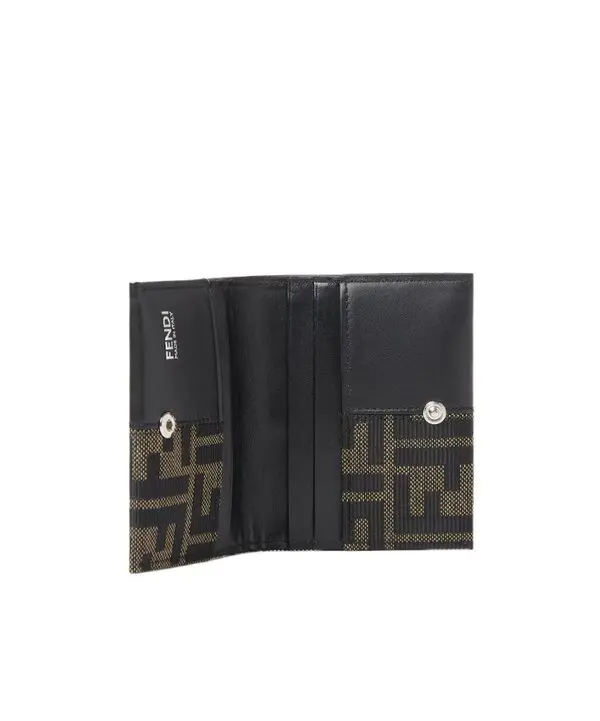 Fendi Ff Jacquard Card Holder