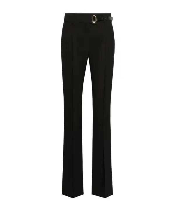 Sportmax Slim Straight Pants - Black
